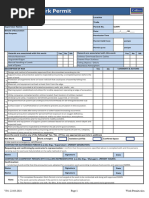 Excavation Work Permit Template | PDF