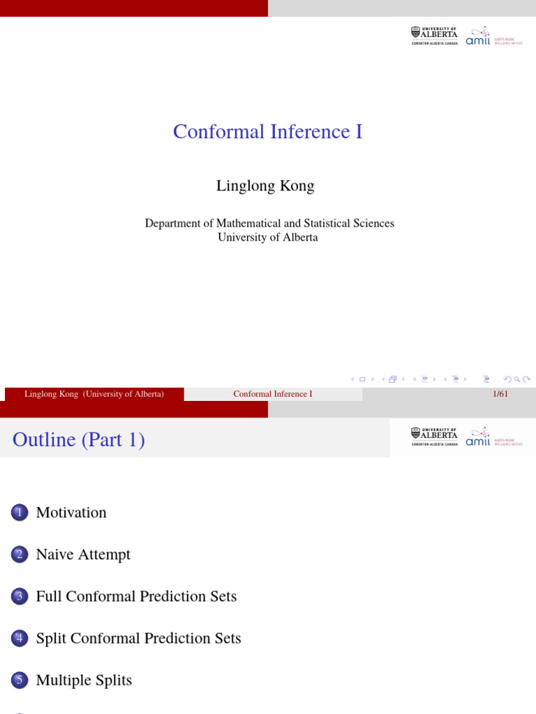 Conformal Prediction Methods | PDF | Resampling (Statistics) | Cross Validation (Statistics)