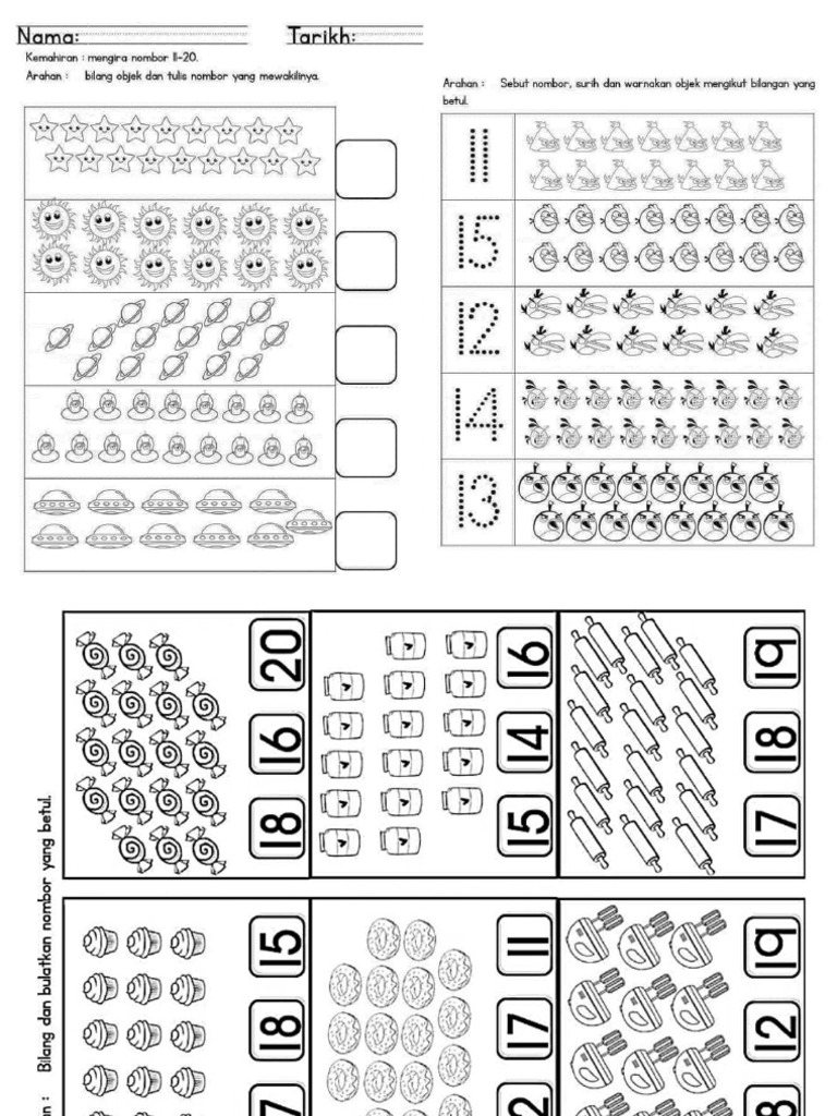 Bilang 11-20 | PDF