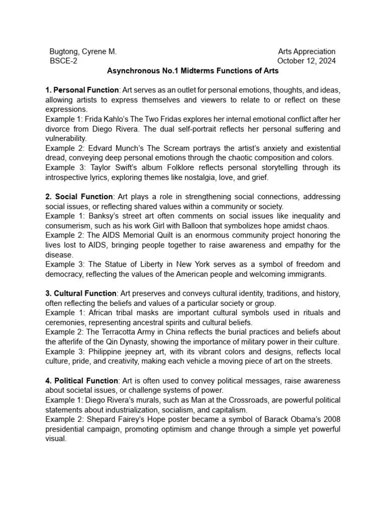 Bugtong - Asynchronous Activity No.1 Midterm | PDF | The Arts