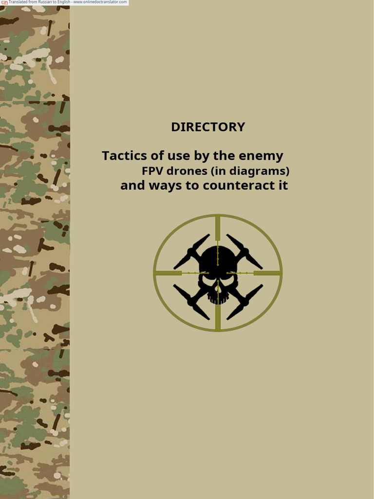 FPV Drone Tactics and Countermeasures | PDF | Unmanned Aerial Vehicle ...