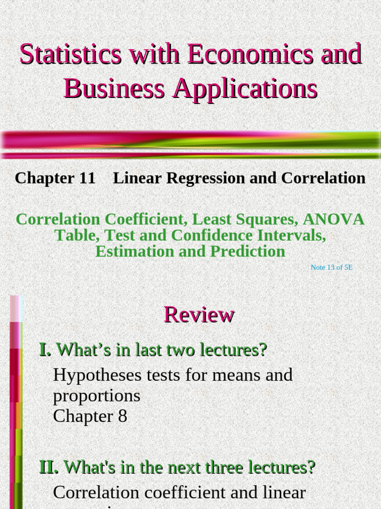 5Enote13 | PDF | Errors And Residuals | Regression Analysis