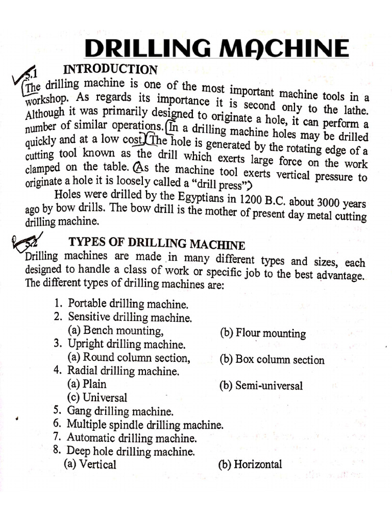 Drilling Machine | PDF