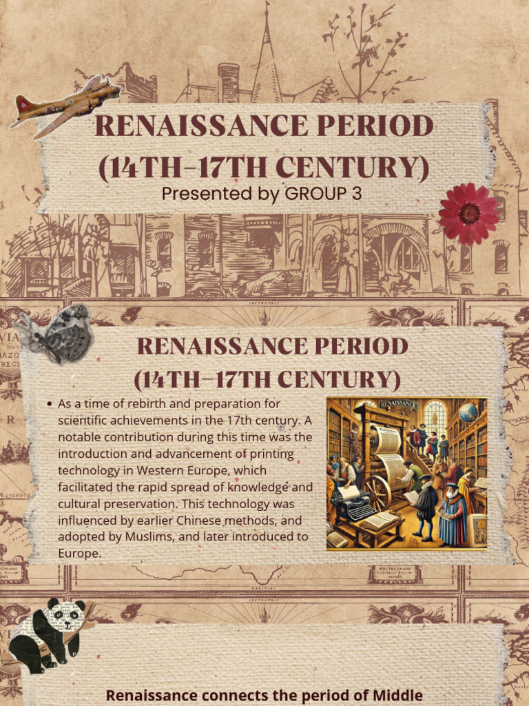 Renaissance Period 14th 17th Century G3 | PDF | Heliocentrism | Renaissance