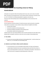Boarding House Rules and Regulations | PDF | Boarding School | Justice