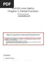 Partial Fractions Questions | PDF