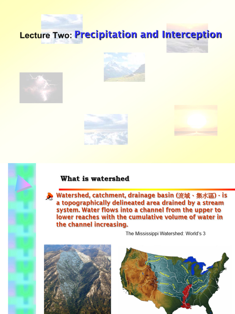 L2 - Precipitation and Interception | PDF | Precipitation | Ice