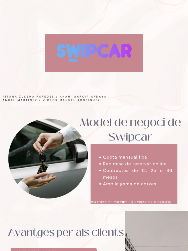 C076 - RA2 Resentación SWICAR, ANAHI, AITANA, VICTOR Y ANGEL | PDF