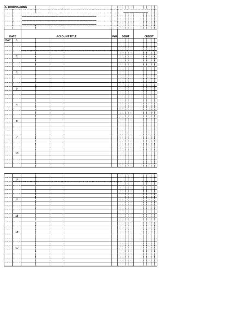 Periodic Revise Form | PDF | Debits And Credits | Financial Services