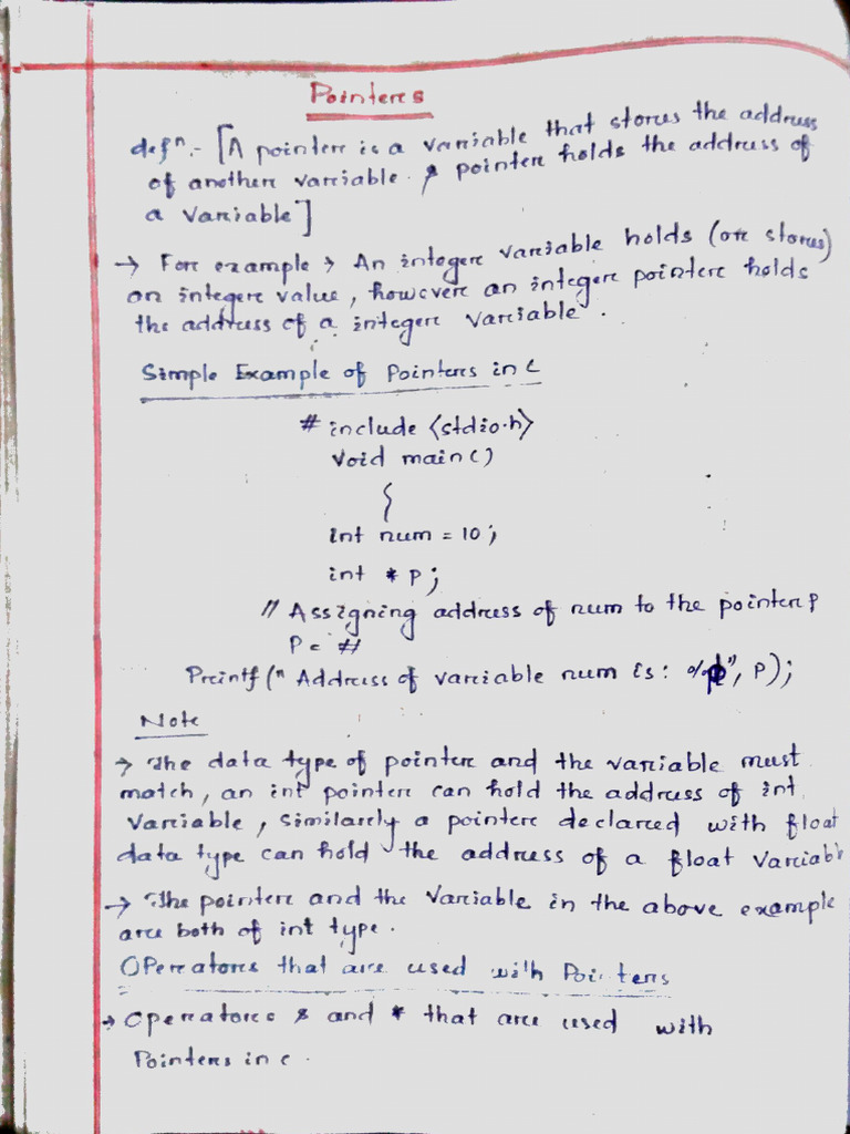 POinters | PDF