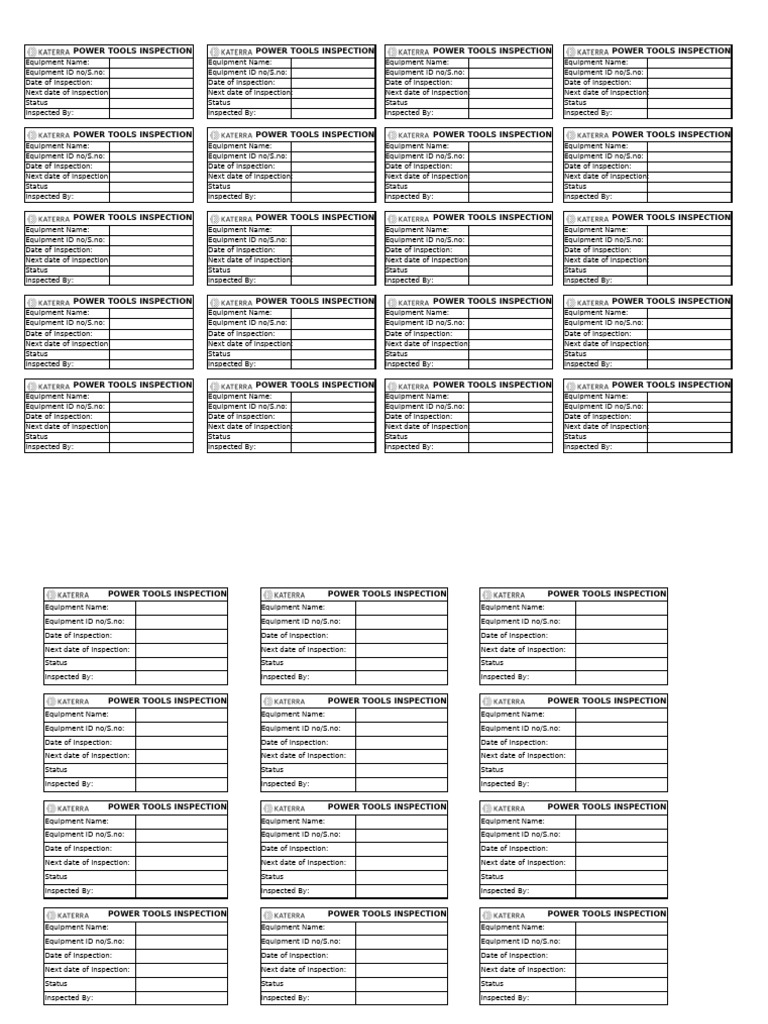 Inspection Sticker | PDF