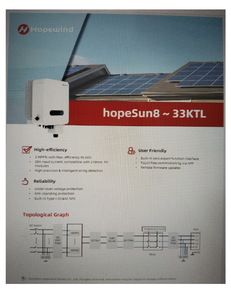 Hope Wind 8 To 33kw | PDF