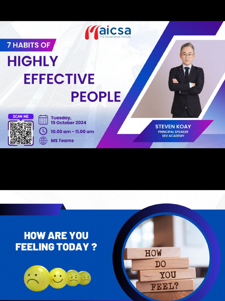 7 Habits for Maicsa | PDF