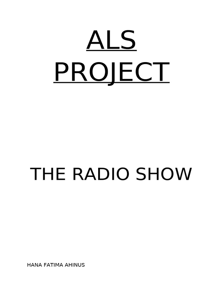 ALS PROJECT | PDF | Cuisine