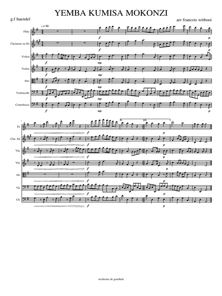 YEMBA KUMISA MOKONZI-Conducteur Et Parties 121613 | PDF
