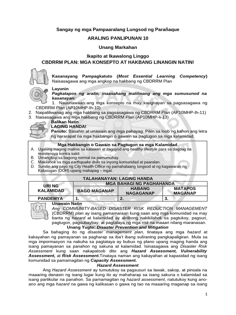 AP Grade10 Quarter1 Module Week7-8 | PDF