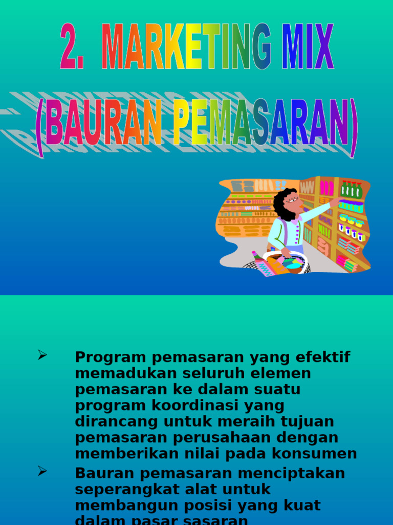 2.-Marketing-Mix | PDF | Marketing | Market (Economics)