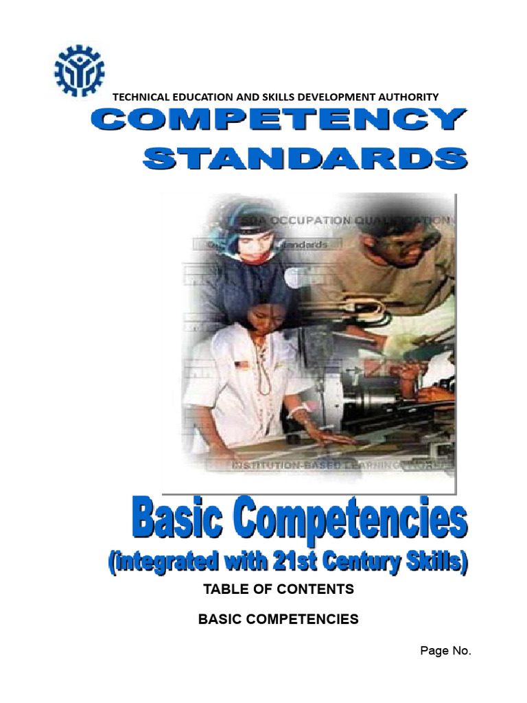 21st Century Skills Competency Standards | PDF | Occupational Safety ...