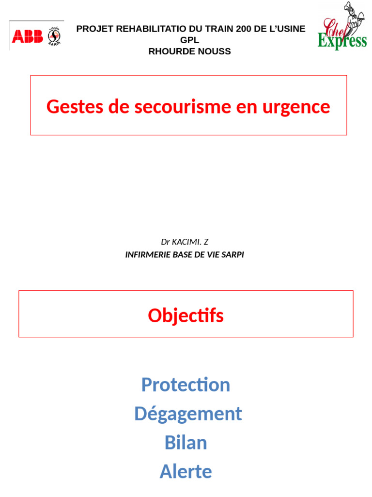 Gestes de secourisme en urgence | PDF | Saignement | Premiers secours
