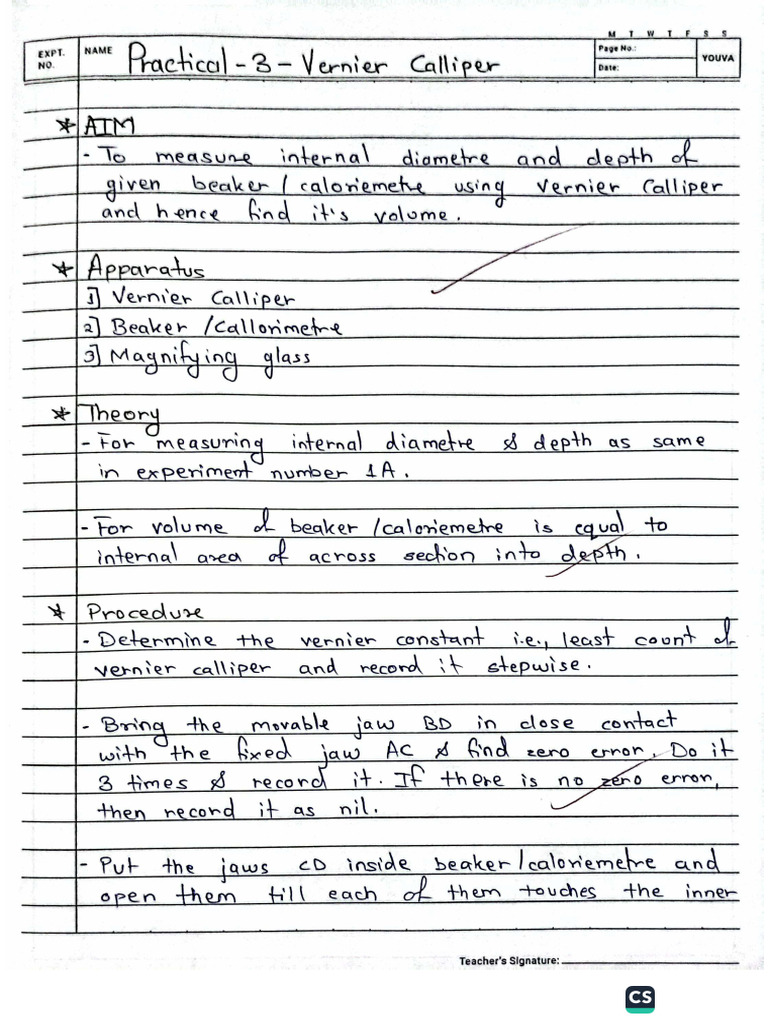 Physics Practical-3 | PDF