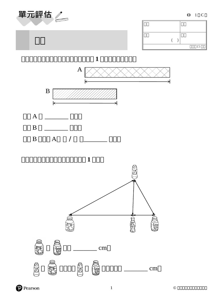 P1 Maths Exercise | PDF