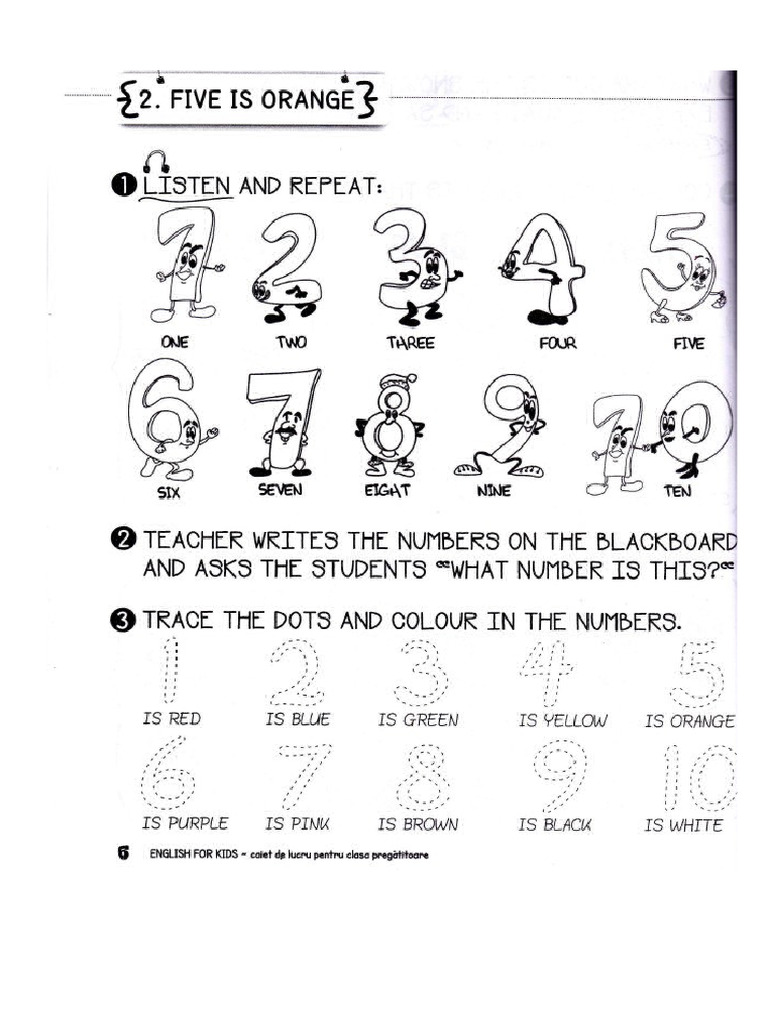 Numbers and Colors | PDF