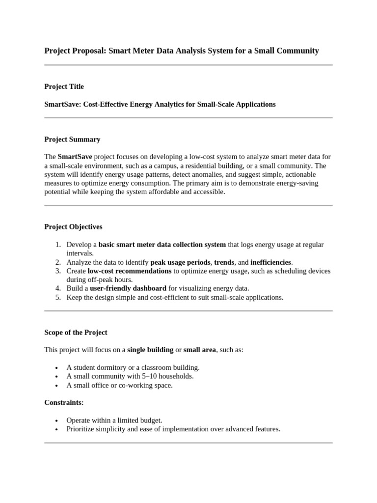 Project Proposal DRAFT | PDF | Power Inverter | Power (Physics)