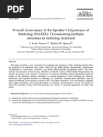 COSI Hearing Aid Improvement Survey | PDF | Psychological Concepts