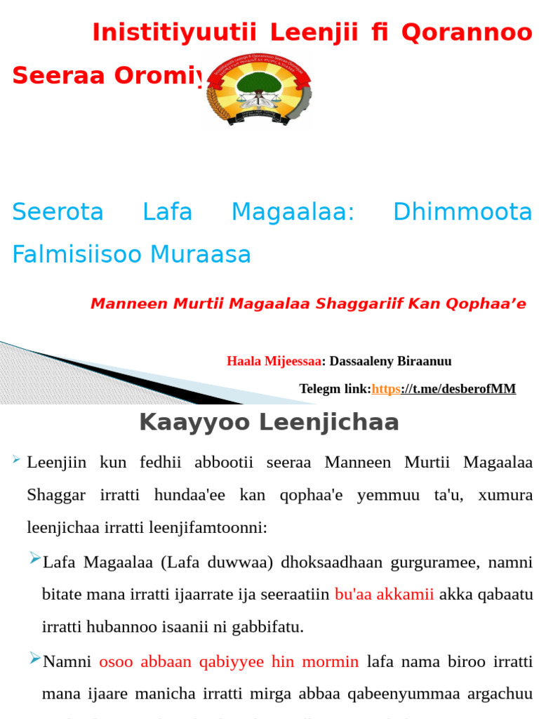 SHAGGAR Lafa Magaalaa - 2015 Shaggar | PDF