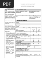 SACE Employment Application Form | PDF | Justice | Crime & Violence