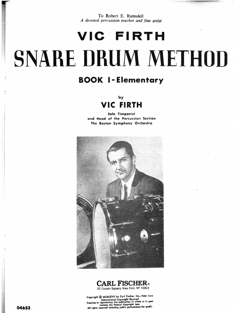Vich Firth Snare Drum Method Vol.1 | PDF