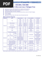 EM-827/EM-827B Material Properties | PDF | Thermal Expansion | Materials