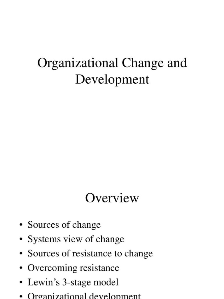 Change and Dev | PDF