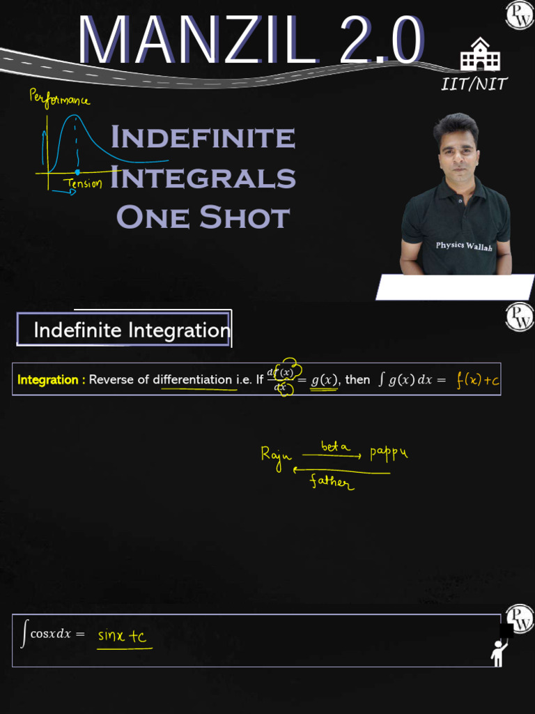 Indefinite Integration in 1 Shot - Class Notes | PDF | Elementary ...