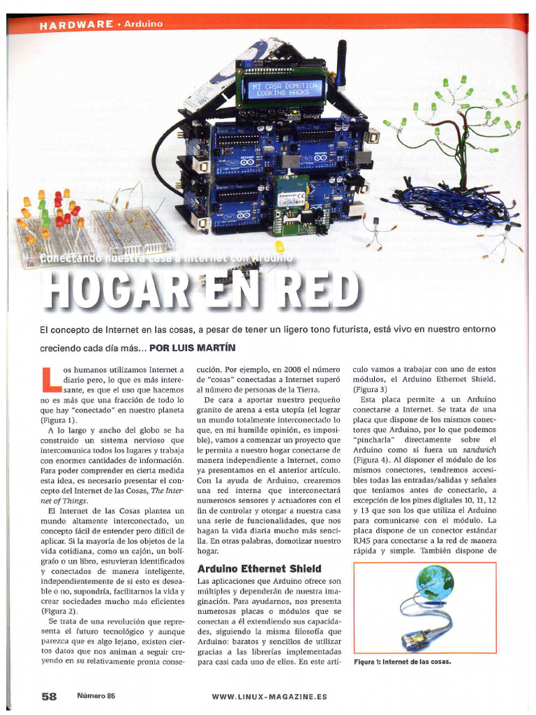 Arduino - Hogar en Red | PDF