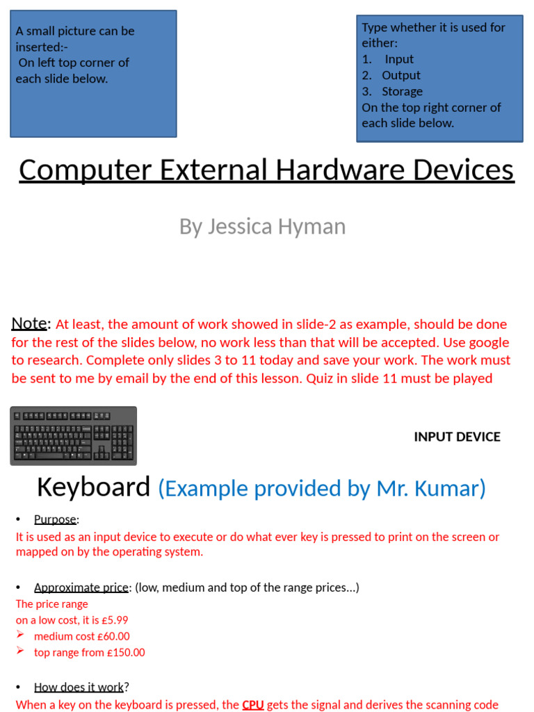 Tech Students' Guide to Hardware | PDF | Microphone | Computer Keyboard