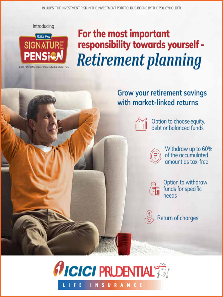 ICICI Pru Signature Pension Overview | PDF | Insurance | Pension