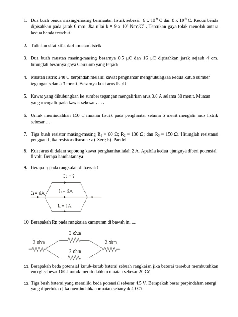 Latihan Tambahan Sts Kls 9 | PDF