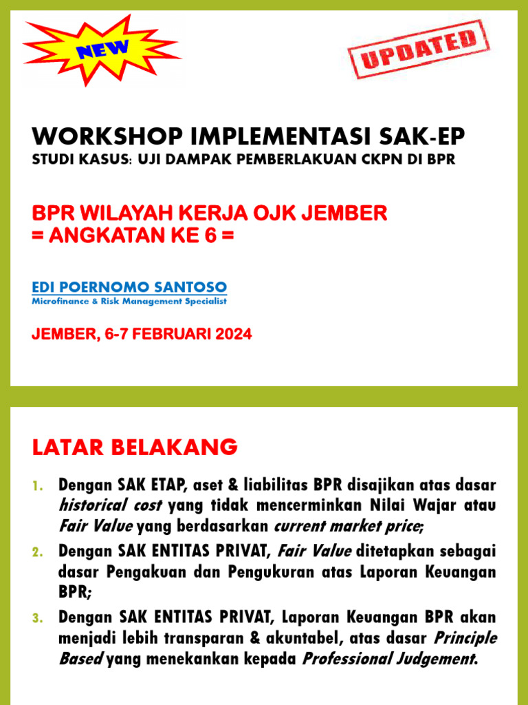 Workshop SAK EP 2024 | PDF