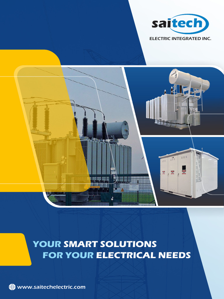 SAITECH-BROCHURE-2022 (1) | PDF | Transformer | Electric Power Distribution
