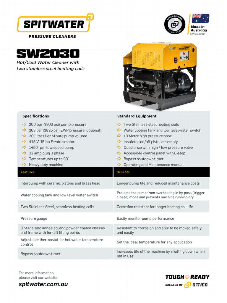SW2030 Data Spec Sheet R4 PDF | PDF