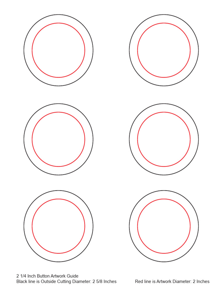 2 25InchSizeButtonTemplate | PDF