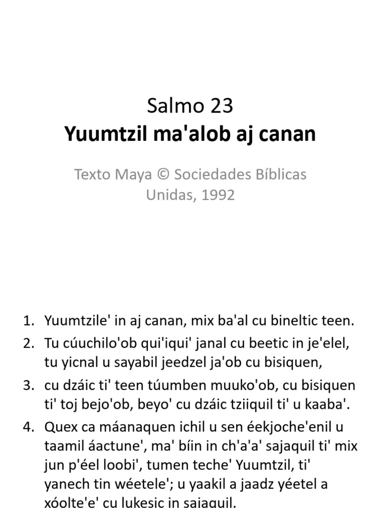Salmo 23 | PDF