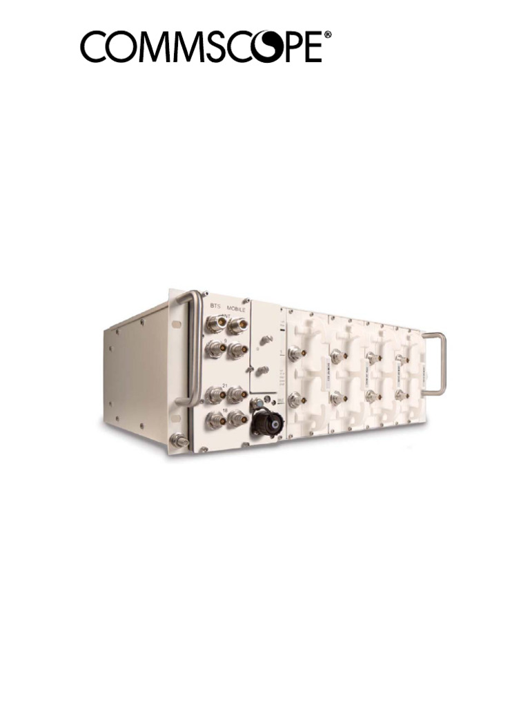 COMMSCOPE NODE A4+ MANUAL (Repetidor Orange) | PDF | Cellular Network ...