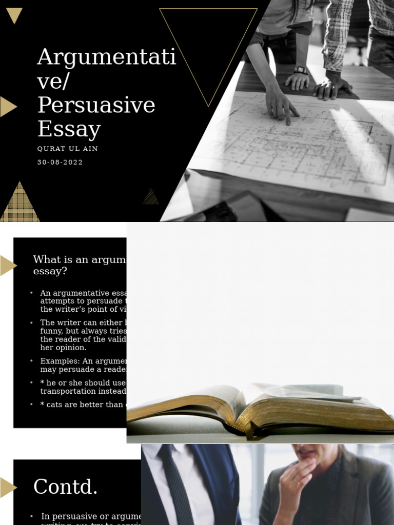Argumentative Essay | PDF | Argument | Persuasion