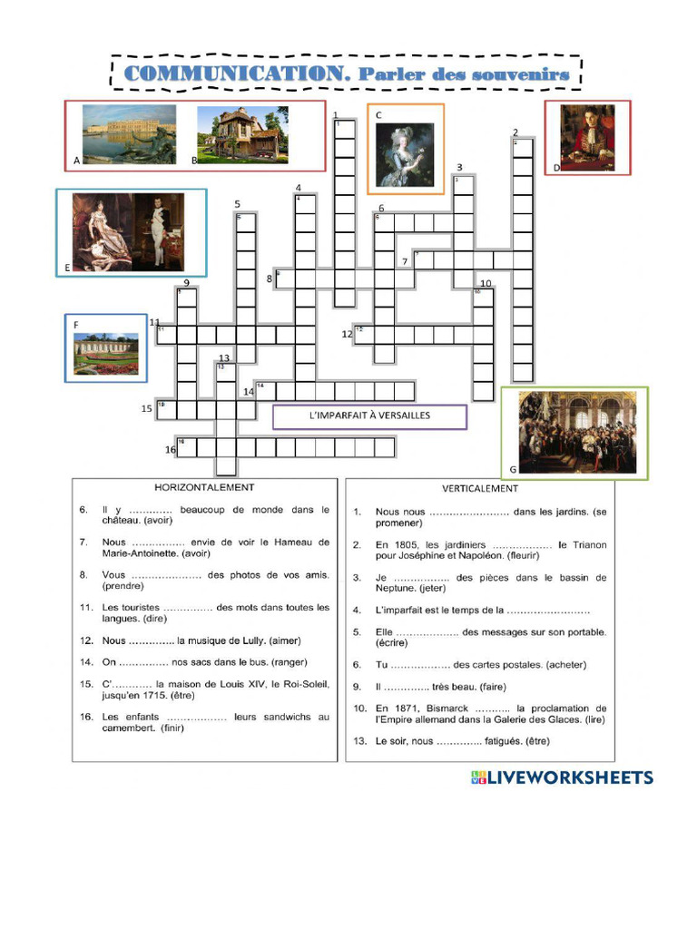 Imparfait Mots Croisés | PDF