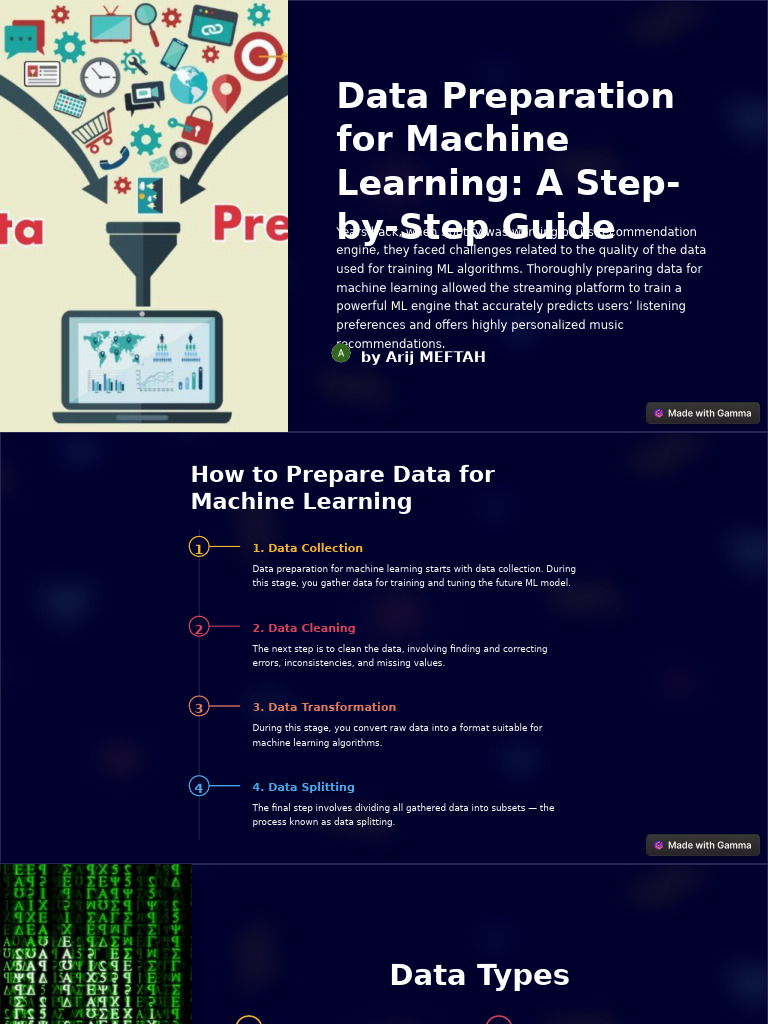 Data Preparation For Machine Learning A Step by Step Guide | PDF | Machine Learning | Sampling ...