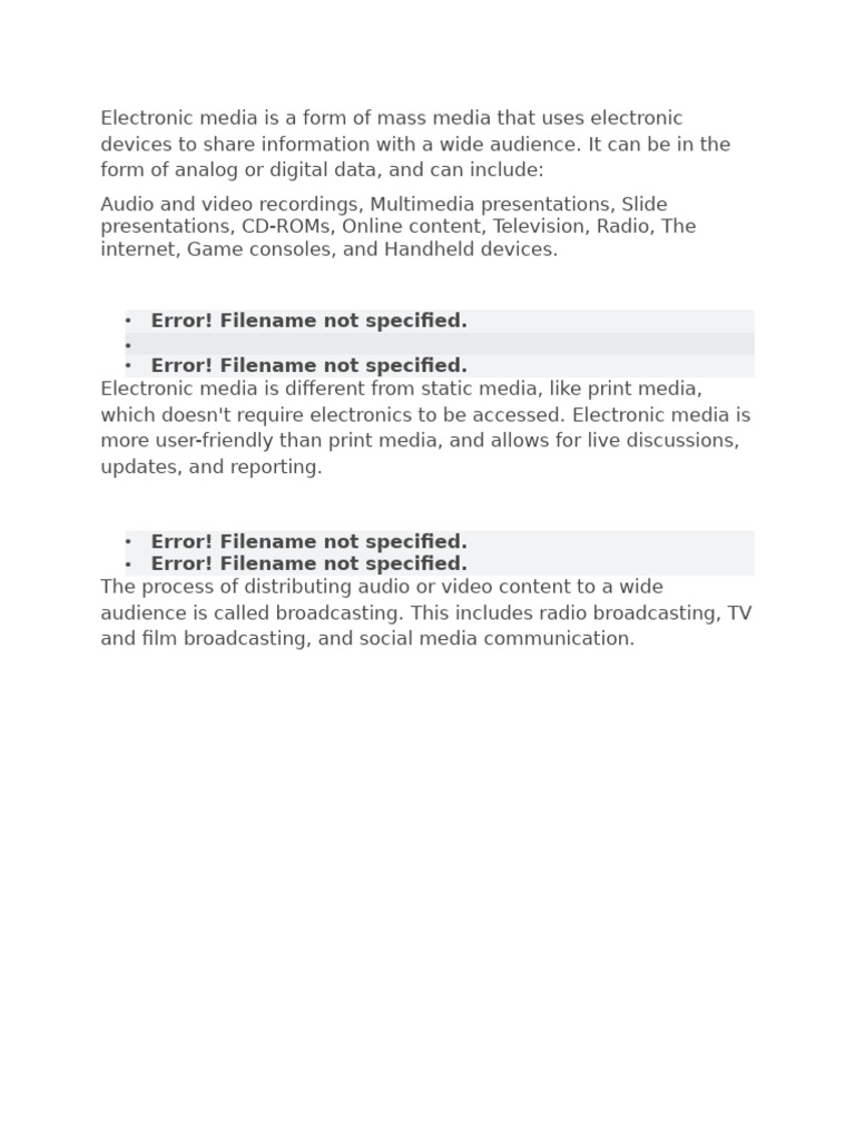 Error! Filename Not Specified. Error! Filename Not Specified | PDF