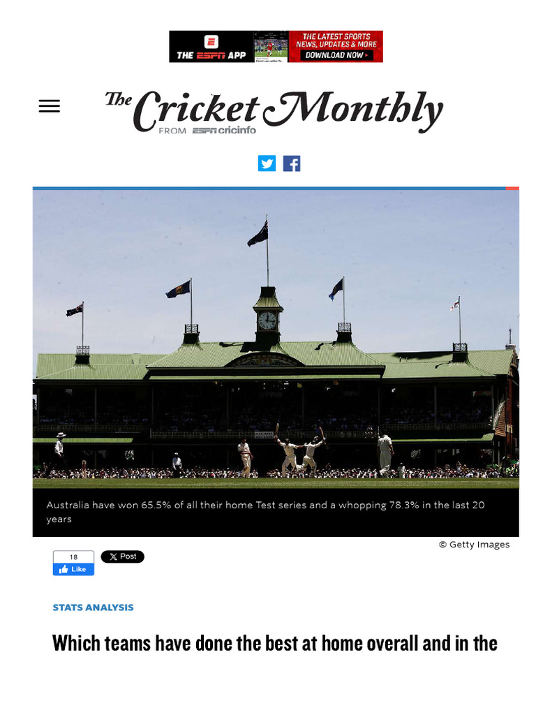 WWW Thecricketmonthly Com Story 1217461 Which Teams Have Done The Best ...