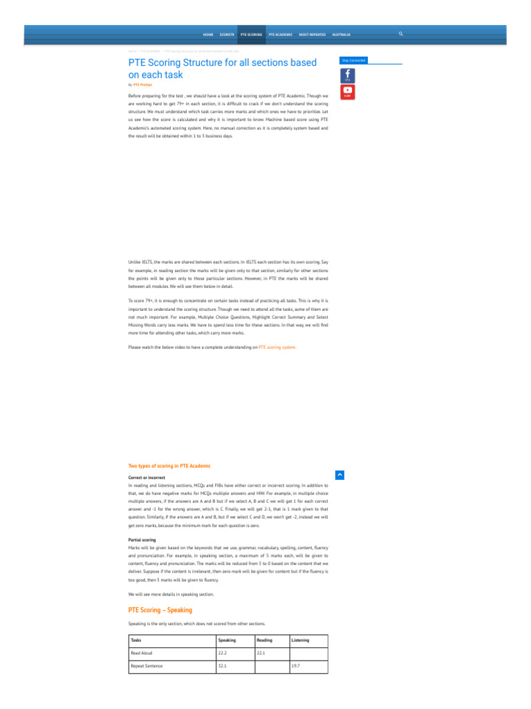 pteprotips-com-pte-scoring-system- | PDF | Multiple Choice ...
